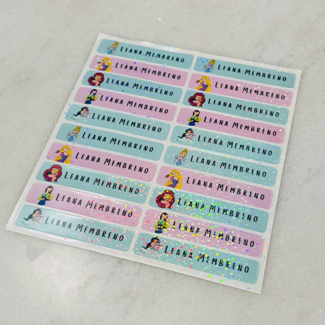Holographic Waterproof Princes Labels - Etsy