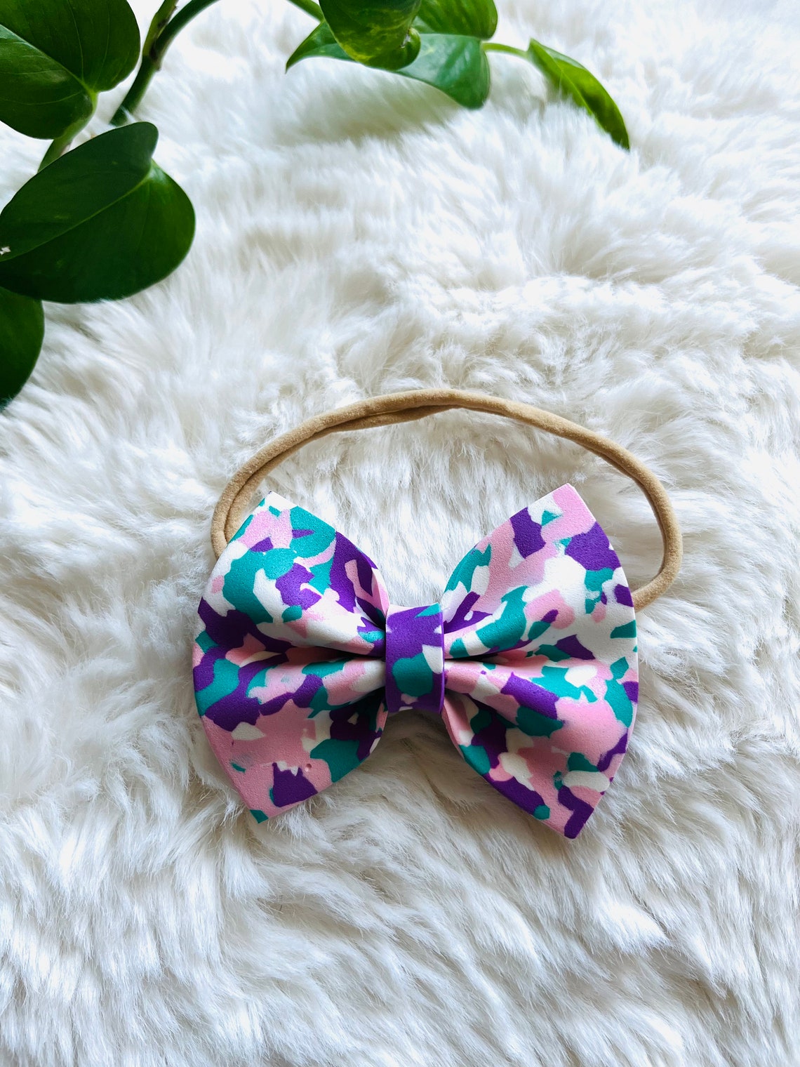 The Set of 3 Baby Girl Bows, Baby Bow Headband, Small Hair Bows ...