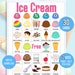 Ice Cream Bingo, 30 Printable Ice Cream Bingo Cards, Ice Cream Birthday ...