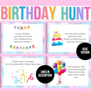 Indoor Birthday Treasure Hunt, Indoor Birthday Scavenger Hunt, Treasure ...
