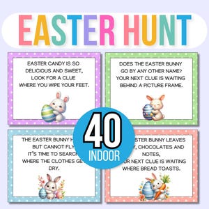 Indoor Easter Scavenger Hunt for Kids, Outdoor Treasure Hunt for Kids ...