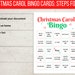 Christmas Carol Bingo, 50 Printable Christmas Carol Bingo Cards ...