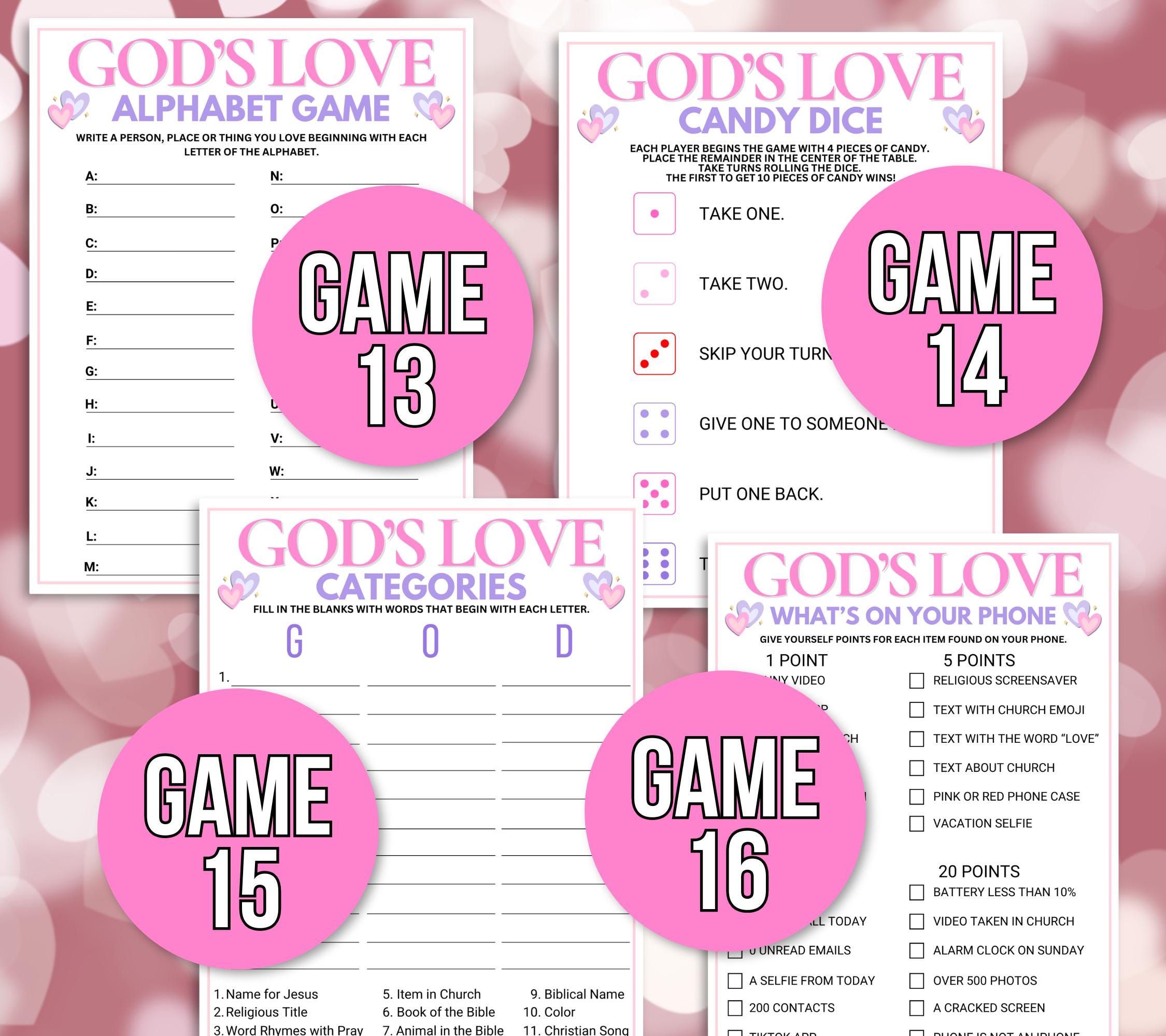 Bible Valentine's Games, Gods Love Bible Games, Valentine’s Bible ...