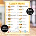 Pretend Play Menus, Pretend Restaurant Menus, Kids Play Menus, Kitchen ...