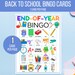 End of Year Bingo, 30 End of Year Bingo Cards, Last Day of School Bingo ...