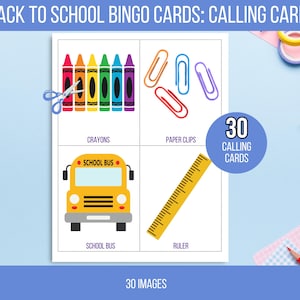 Back to School Bingo, Back to School Games, School Bingo, Welcome Back ...