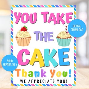 Cookie Appreciation Sign, Cookie Sign, Appreciation Week Printable Sign ...