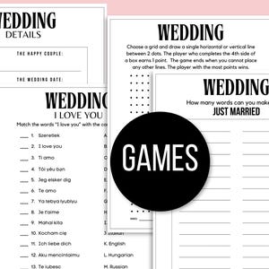 Kids Wedding Activity Bundle, Wedding Activity Pack for Kids, Kids ...