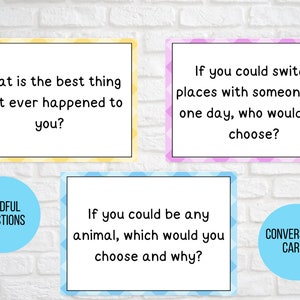 210 Conversation Cards, Conversation Starters, Road Trip Conversation ...