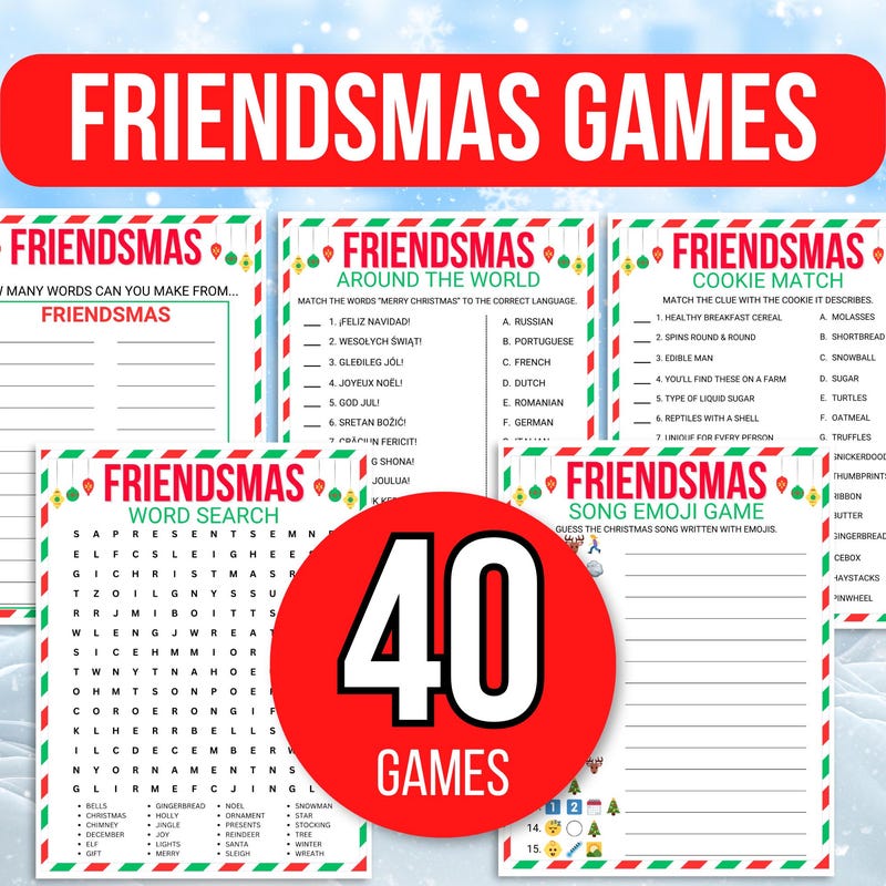 Friendsmas - Etsy
