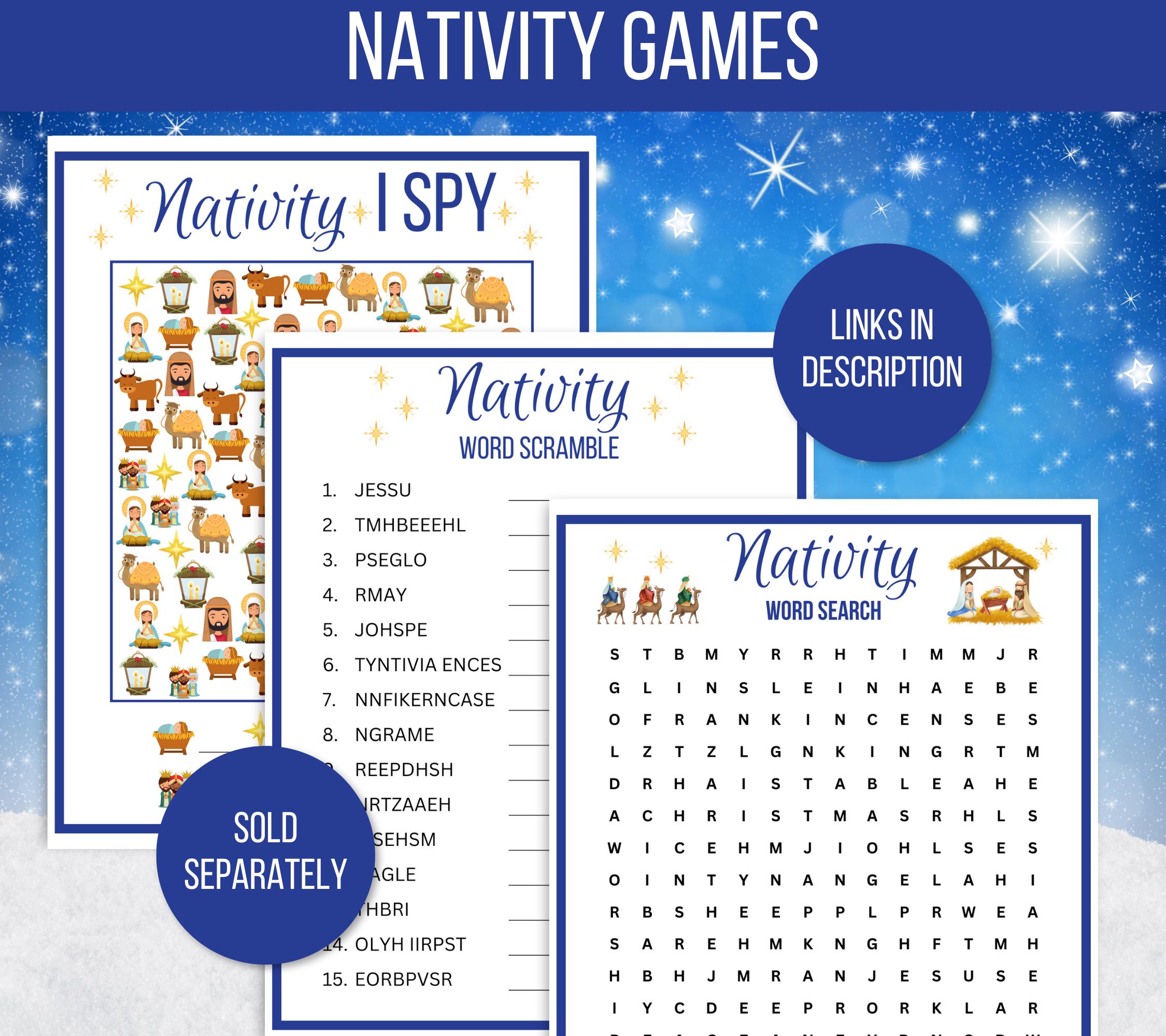 Christmas Bible Trivia Questions, Nativity Trivia, Fun Nativity Game ...