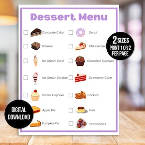 Pretend Play Menus, Pretend Restaurant Menus, Kids Play Menus, Kitchen ...