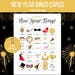 New Year's Bingo, 30 Happy New Year's Eve Bingo Cards, New Year's ...