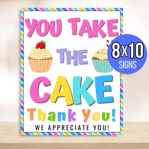 Printable Appreciation Signs, Staff Appreciation Signs, Appreciation ...
