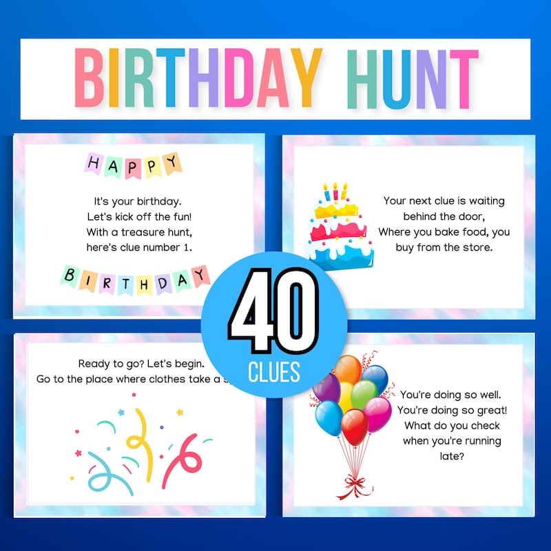 Birthday Treasure Map - Etsy UK