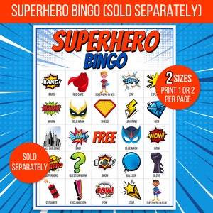 Superhero Scavenger Hunt, Superhero Game, Superhero Birthday, Superhero ...