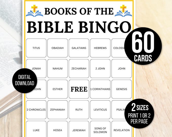 Moses Bingo Game for Kids Bible Bingo Game Printable Games for Kids ...