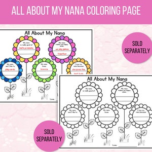 All About My Mom Fill in the Blanks Questionnaire, Mother's Day Craft ...