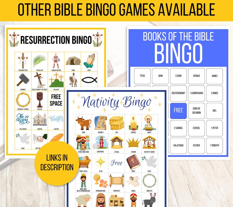 Catholic Mass Bingo, First Communion Bingo, 50 Catholic Mass Bingo ...