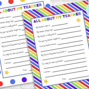 Teacher Appreciation Gift, Teacher Appreciation Week, Teacher Thank You ...