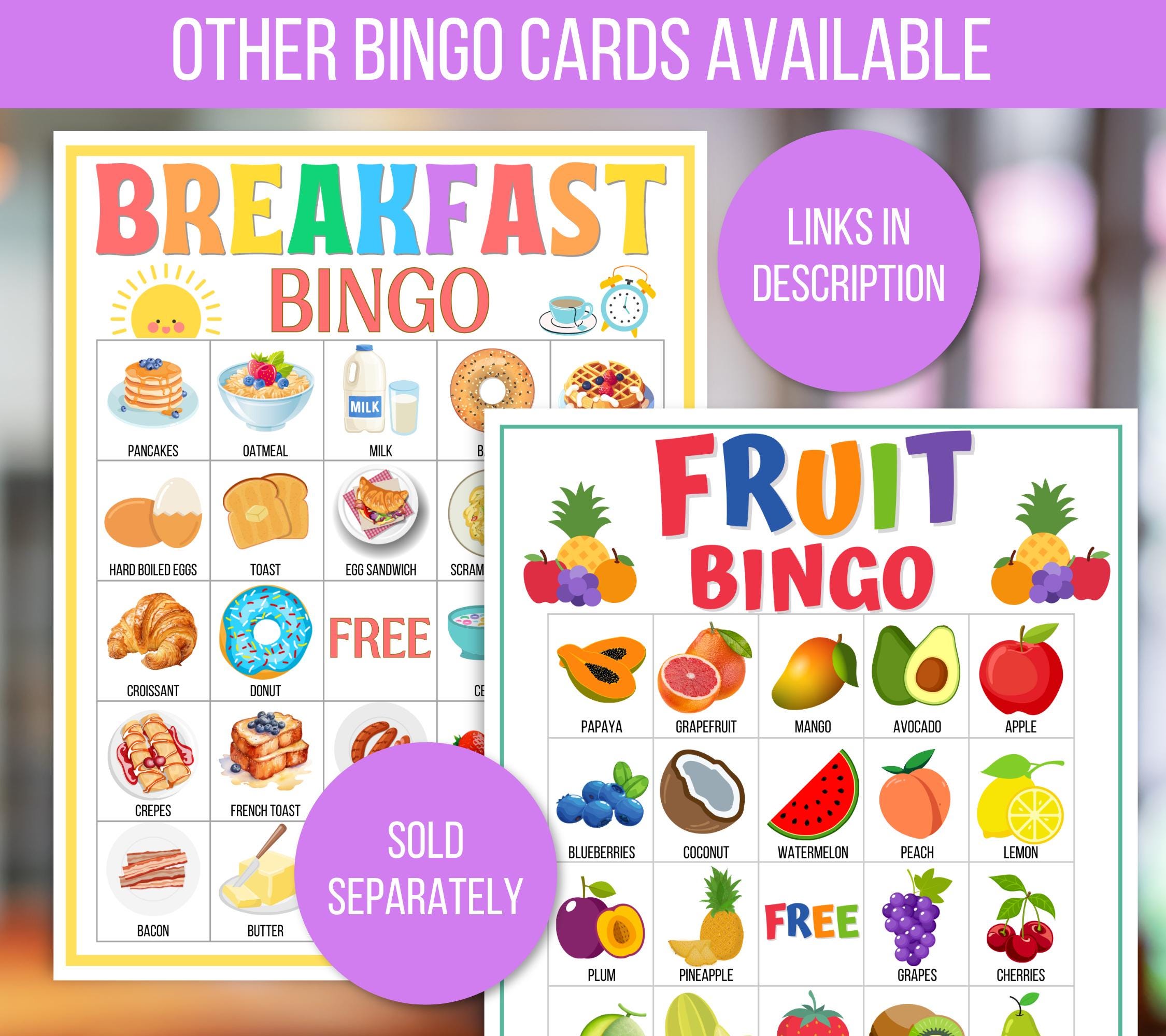 Brunch Bingo, 30 Printable Brunch Bingo Cards, Brunch Bingo Game ...