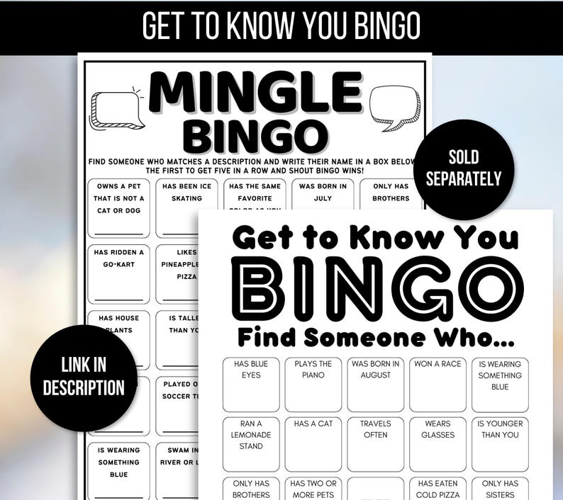 Find a Friend Bingo, Find A Friend Bingo Template, Find Someone Who ...