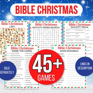 Church Christmas Party Games, Nativity Games, Christian Christmas Games ...