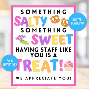 Cake Appreciation Sign, Cake Sign, Appreciation Week Printable Sign ...