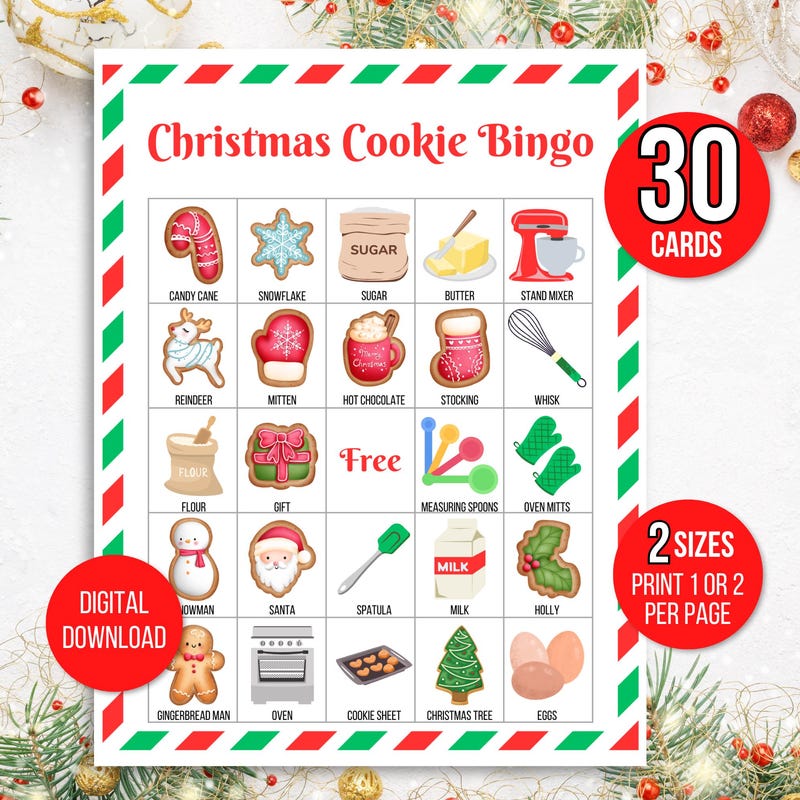 Christmas Cookie Game - Etsy
