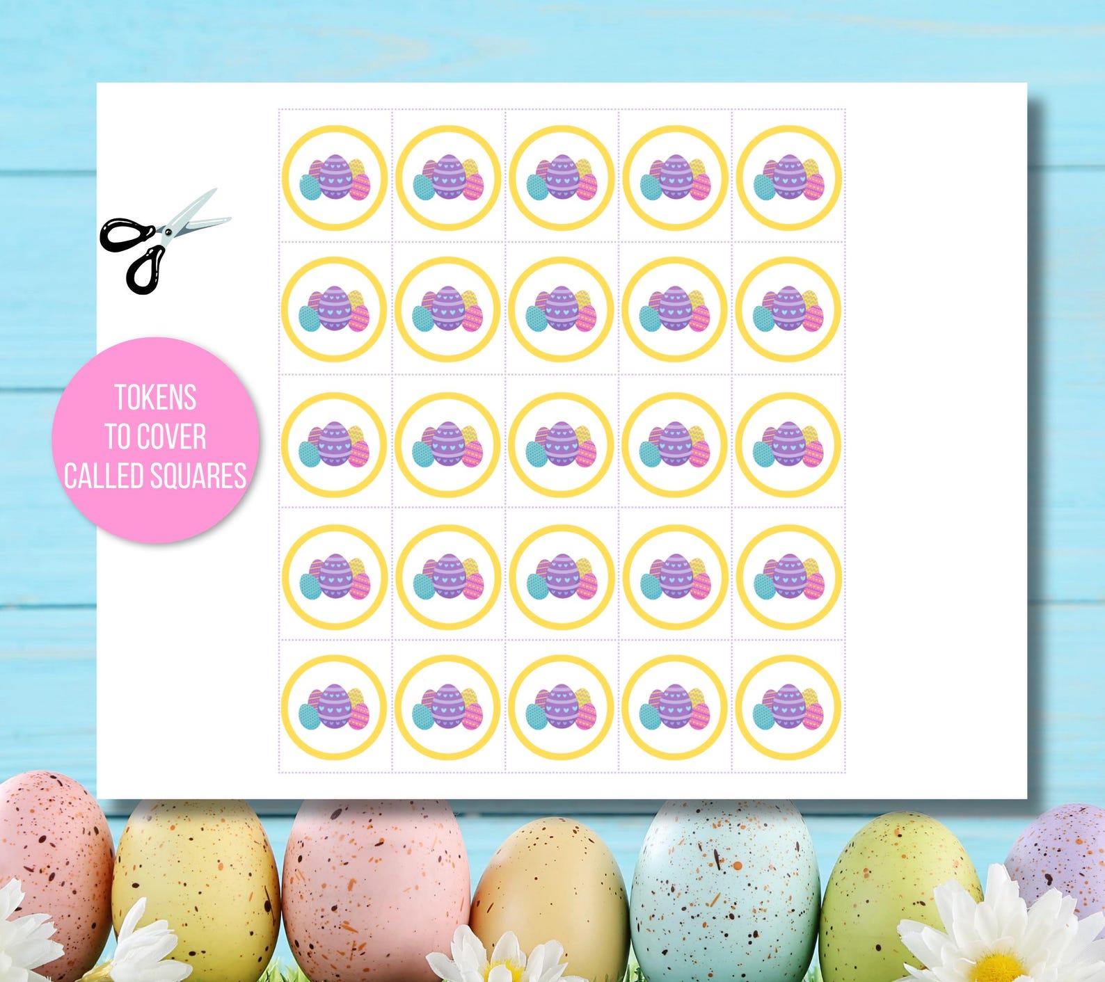 Easter Bingo, 30 Printable Easter Bingo Cards, Easter Activity for Kids ...