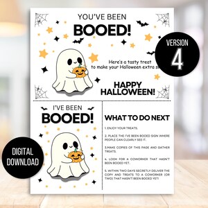 You've Been Boo'd Printable Halloween Kit, I've Been Booed Coworker ...