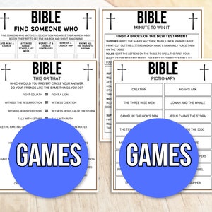 Bible Games, Bible Trivia Games, Bible Activities, Youth Group ...