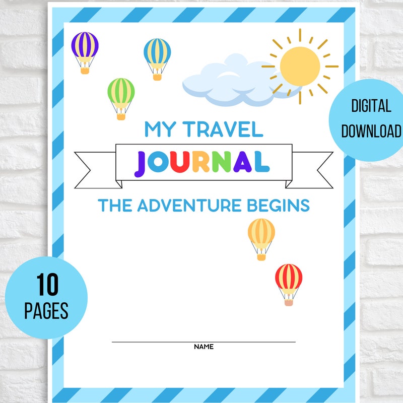 Travel Journal - Etsy