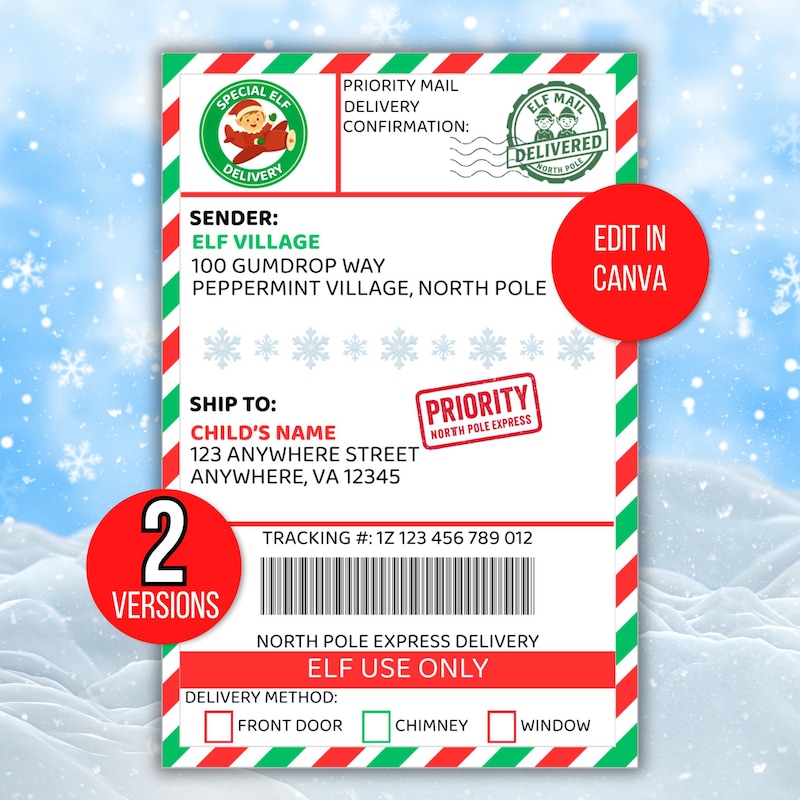 Package Elf on the Shelf - Etsy