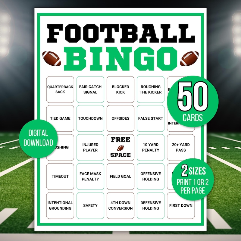 Football Prediction Cards - Etsy