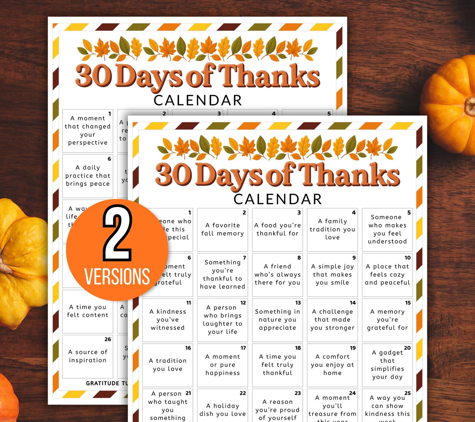 30 Days of Gratitude Challenge, Thanksgiving Challenge, Thanksgiving ...