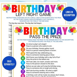 Who Knows the Birthday Boy Best, Birthday Party Game, Birthday Game for ...