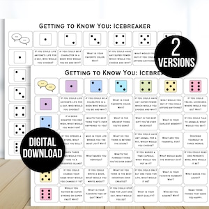 Icebreaker Game, Icebreaker Activity, Team Building Game, Table Talk ...