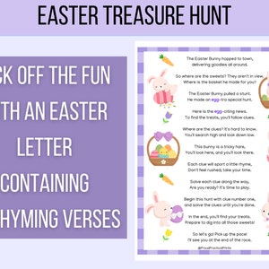 Indoor Easter Scavenger Hunt for Kids, Indoor Treasure Hunt for Kids ...