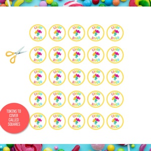 Candy Bingo, 30 Printable Candy Bingo Cards, Sweet Treats Bingo, Candy ...
