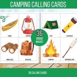 Camping Bingo, 30 Printable Camping Bingo Cards, Camping Game, Camping ...