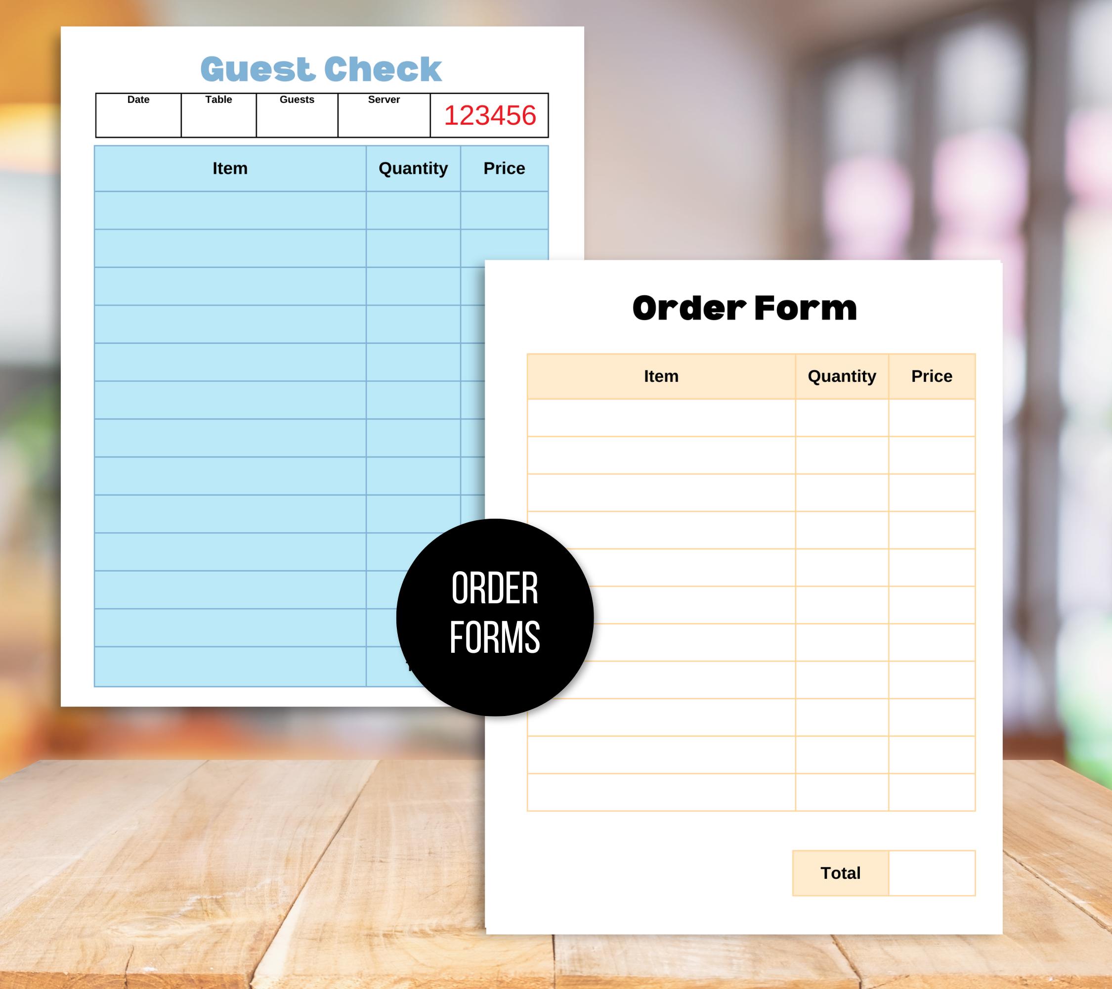 Pretend Play Menus, Pretend Restaurant Menus, Kids Play Menus, Kitchen ...