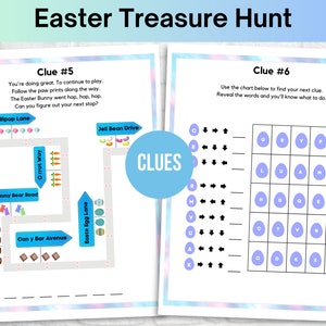 Indoor Easter Treasure Hunt for Older Kids, Easter Scavenger Hunt ...