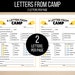 Letters From Camp, Summer Camp Letters, Printable Letter From Camp ...