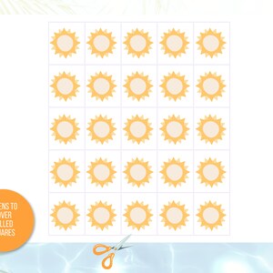 Summer Bingo, 30 Unique Printable Summer Bingo Cards, Summer Game ...