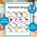 Alphabet Bingo, 30 Printable Alphabet Bingo Cards, ABC Practice, ABC ...