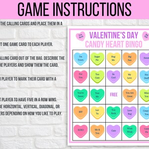 Valentine's Day Bingo, 30 Valentine's Day Bingo Cards, Valentine's Day ...