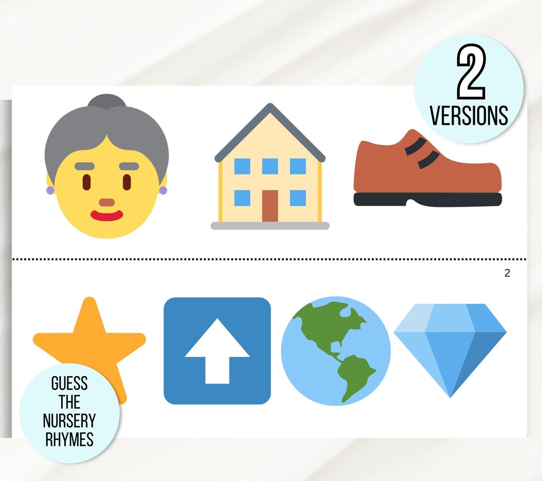 Nursery Rhymes Emoji Game, Emoji Nursery Rhymes Game, Baby Emoji Game ...