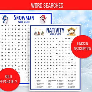 Christmas Word Scramble, Holiday Word Scramble, Fun Christmas Game ...