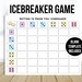 Icebreaker Game, Icebreaker Activity, Team Building Game, Table Talk ...